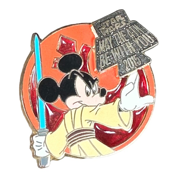 Disney | Other | 25 Disney Parks Star Wars May The 4th Jedi Mickey Pin ...